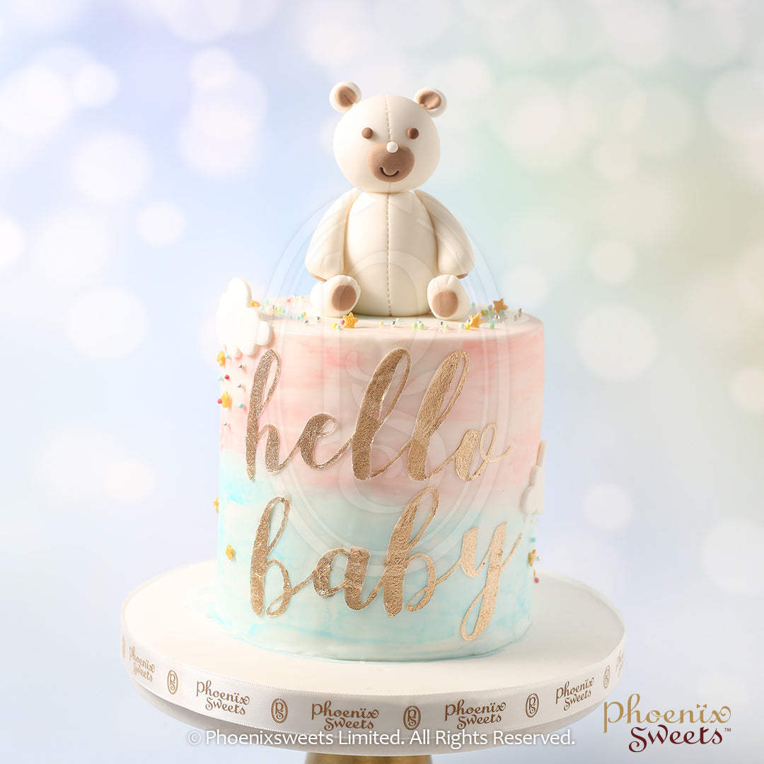 Phoenix Sweets - Order Standard Fondant Cake Online - Hello Baby Cake