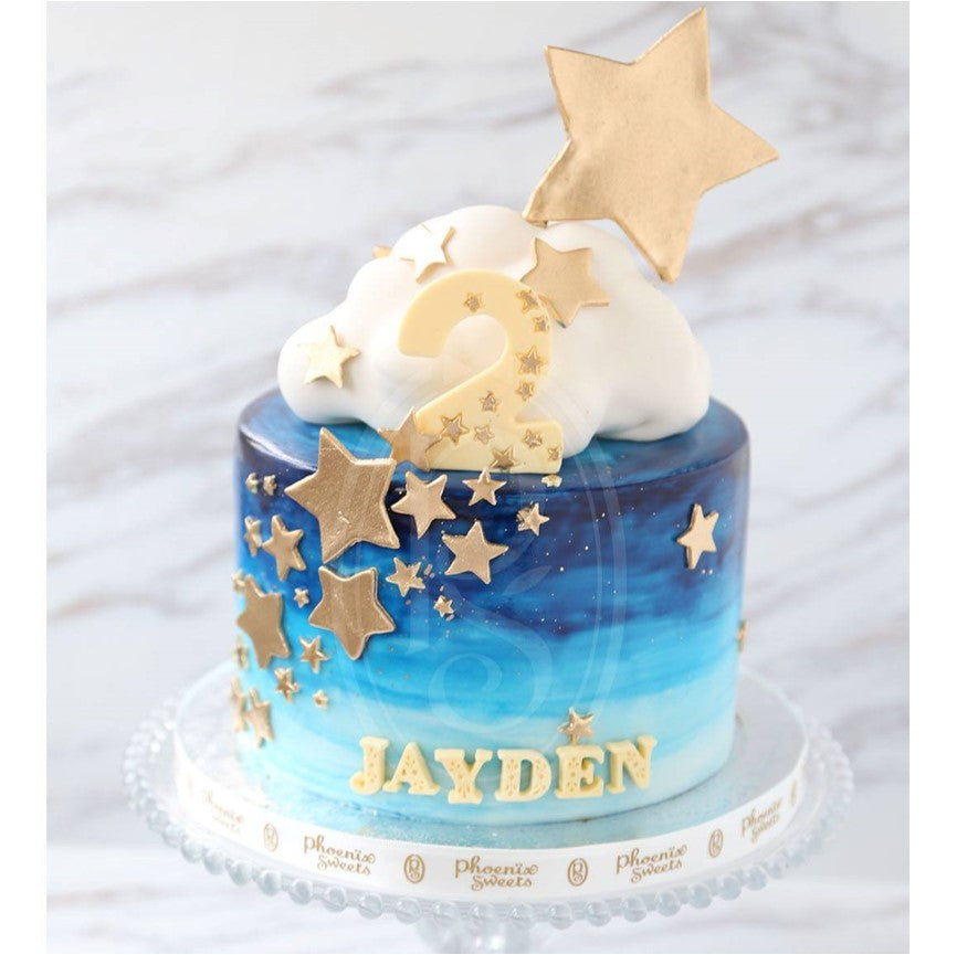 Phoenix Sweets - Order Standard Fondant Cake Online - Starry Universe Cake