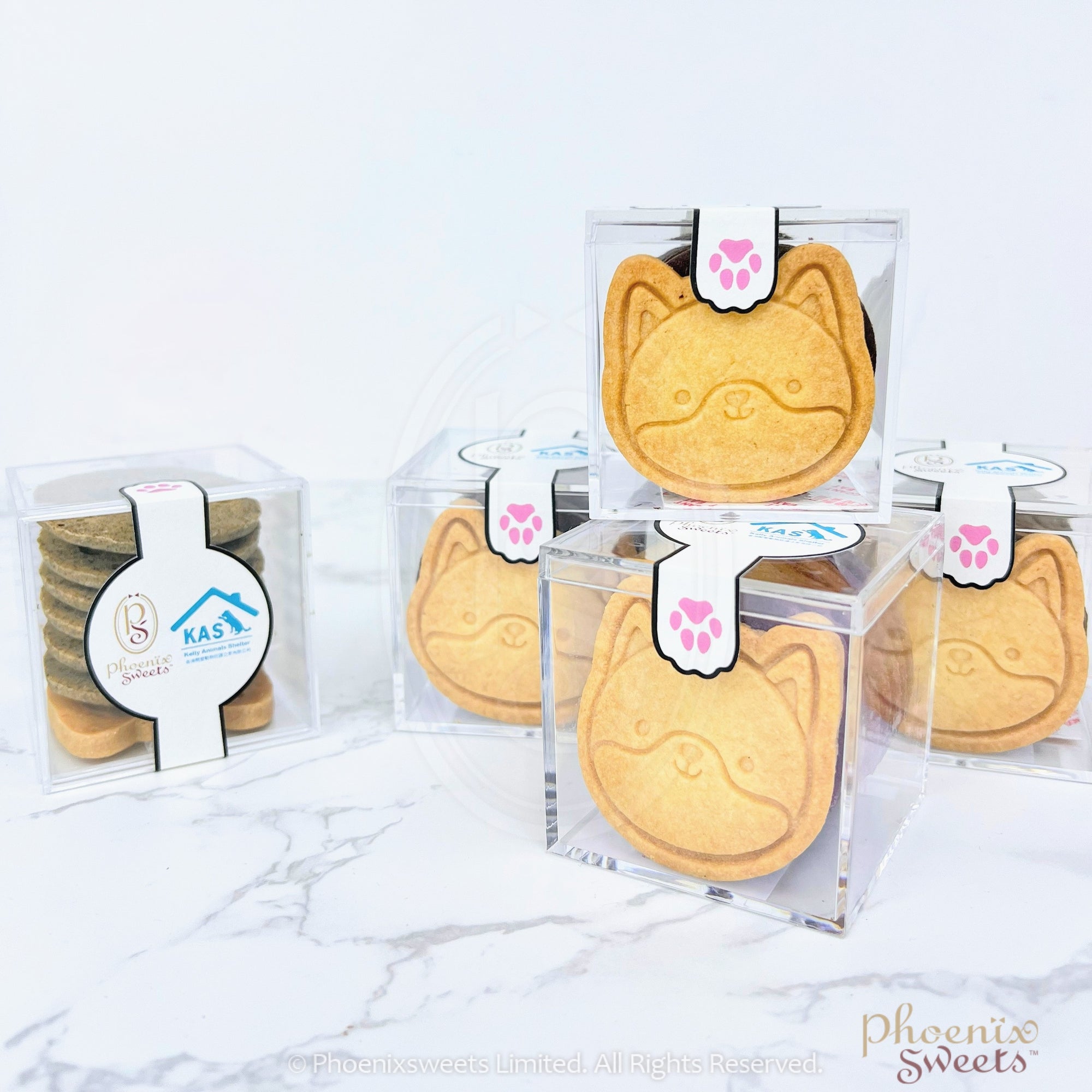 Phoenix Sweets - Cookie - Selected Homemade Cookie (Plastic Box Pack) / KAS (Kelly Animals ...